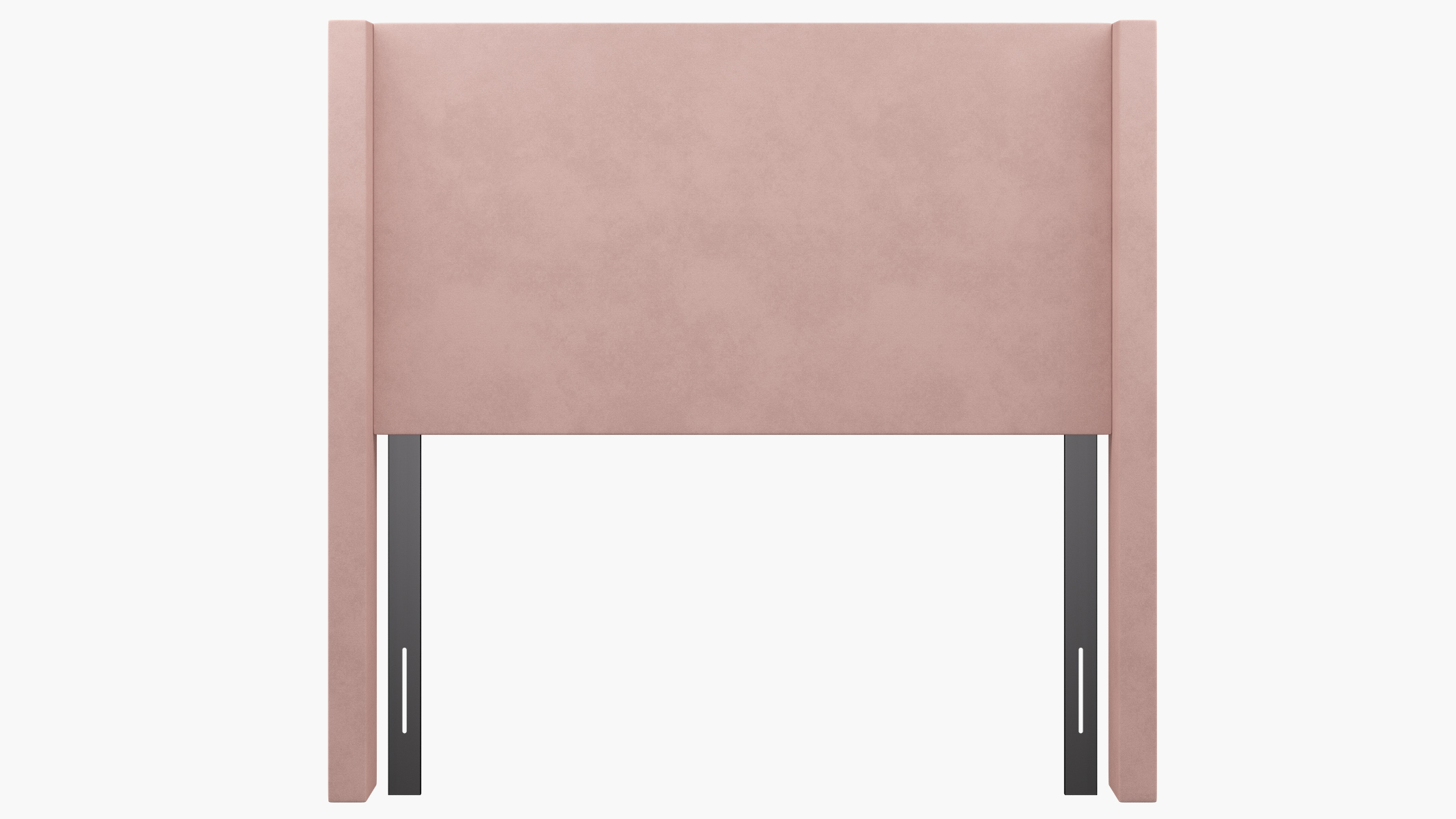 Blush Velvet | Modern Wingback Headboard | Full | The Inside