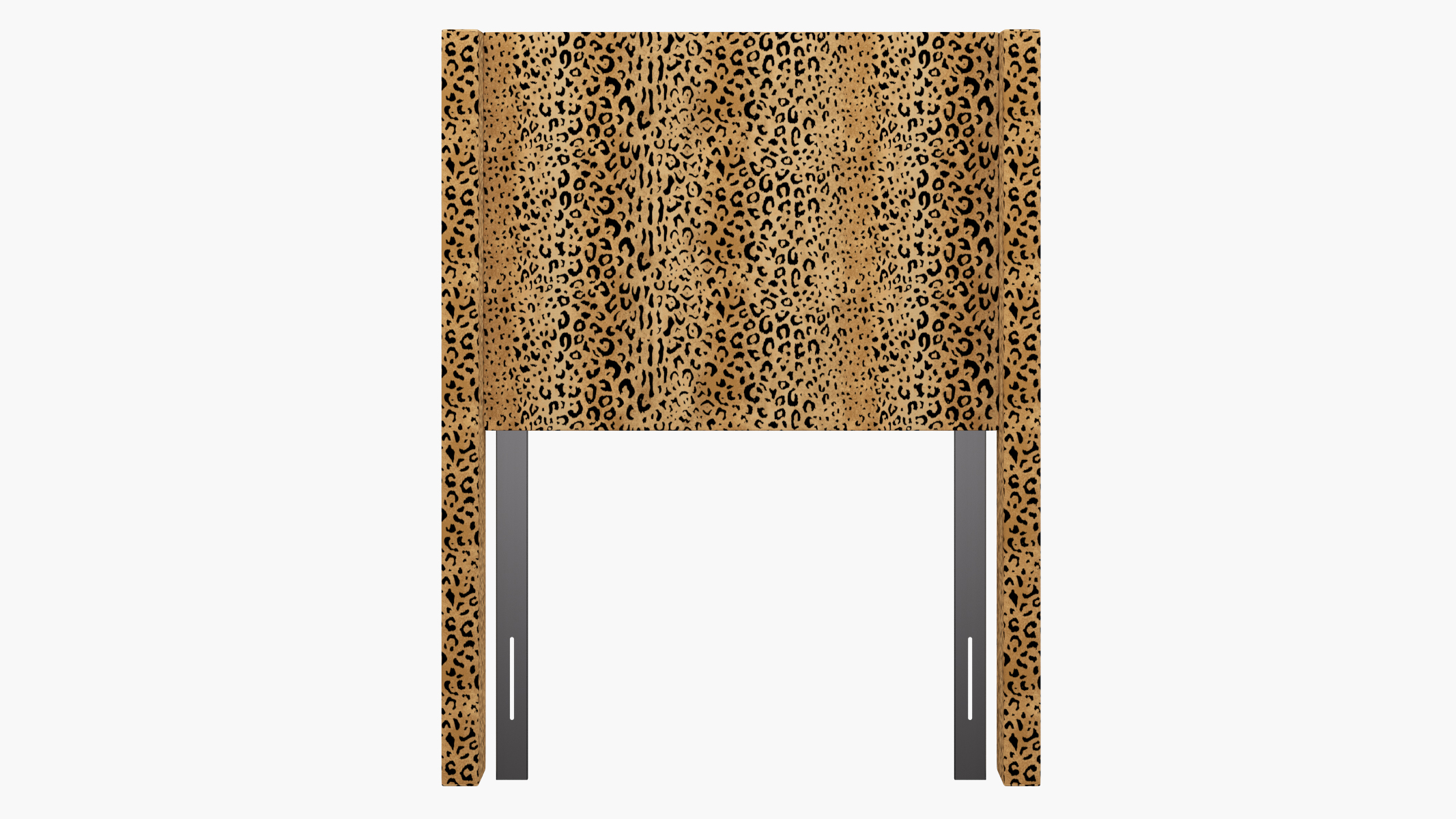 Leopard Upholstered Custom Modern Wingback Headboard | Twin | The ...
